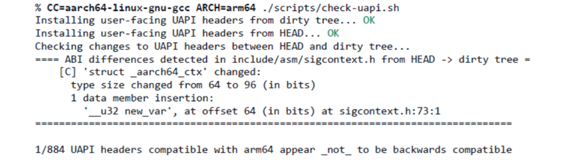 UAPI Compatibility Checker: Automated Tooling to Detect Userspace ...
