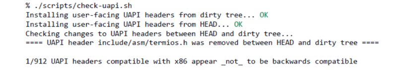 UAPI Compatibility Checker: Automated Tooling to Detect Userspace Breakage in the Linux Kernel