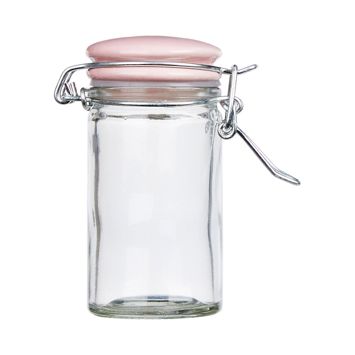 Buy Decorative Glass Canister with Spring Lid, Assorted from Dollar ...