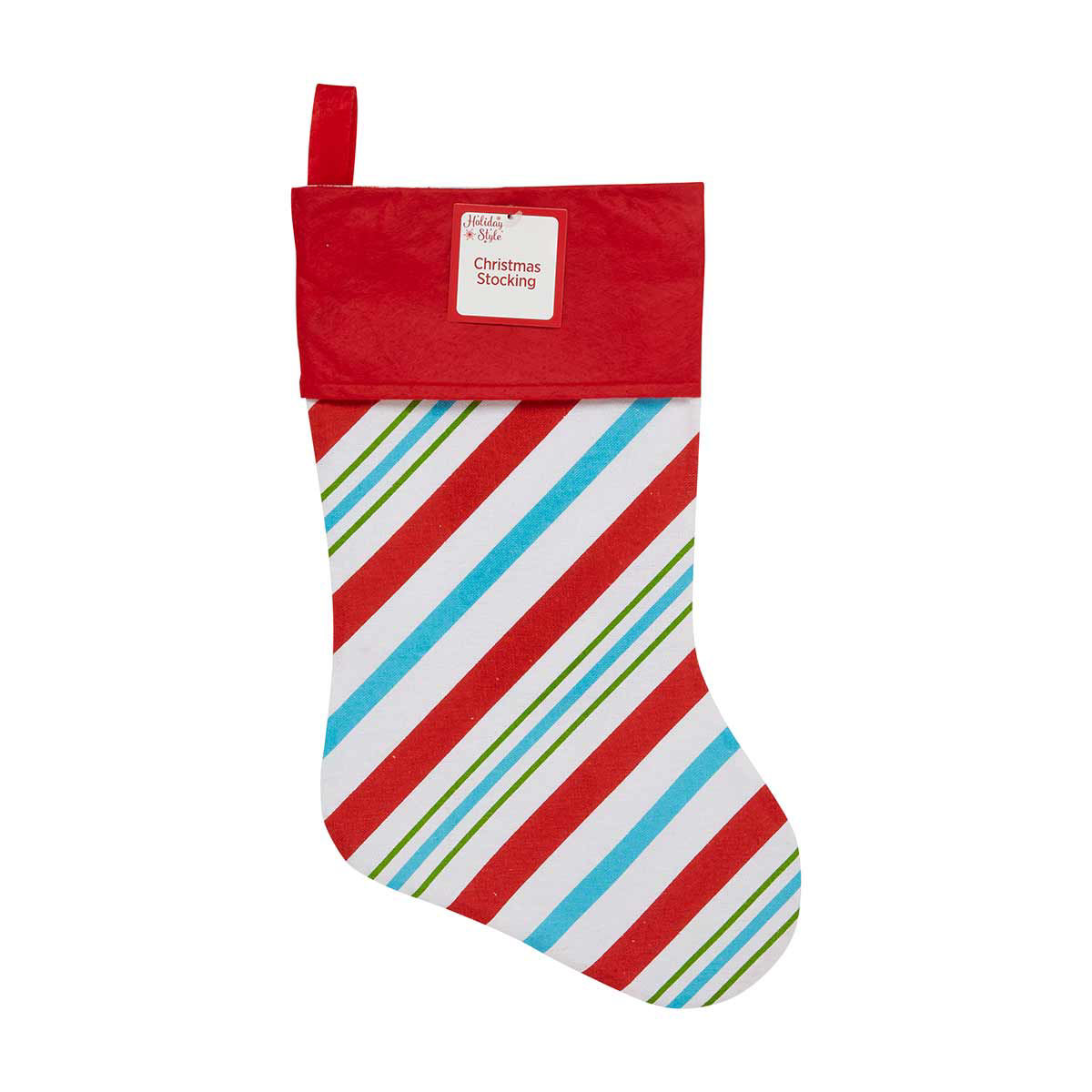 Buy Holiday Style Candy Stripe Stocking, Assorted from Dollar General ...