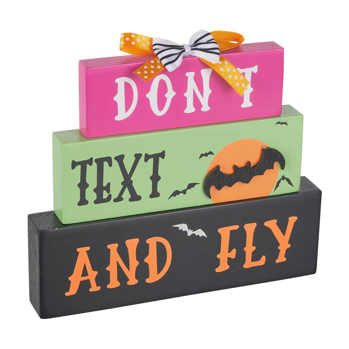 Buy Halloween Triple Stack Words Decor, 1 ct - Assorted from Dollar ...