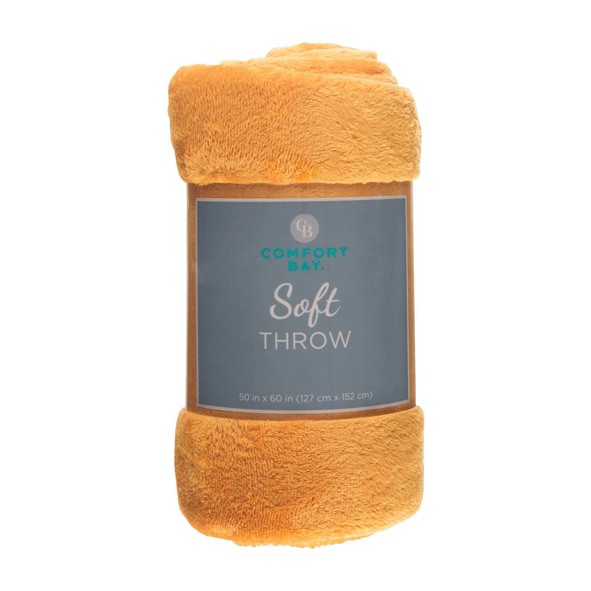 Buy Comfort Bay Soft Throw, Solid, 50 in x 60 in - Assorted from Dollar ...