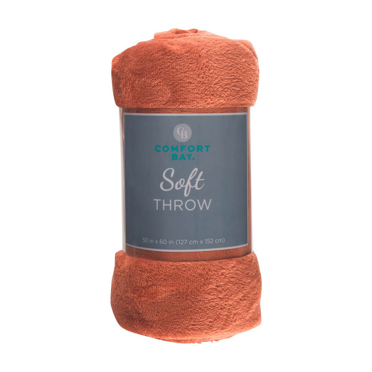 Buy Comfort Bay Soft Throw, Solid, 50 in x 60 in - Assorted from Dollar ...