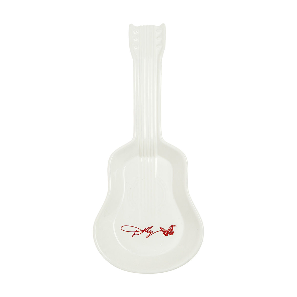 Buy Dolly Parton Guitar Shaped Spoon Holder, White from Dollar General ...