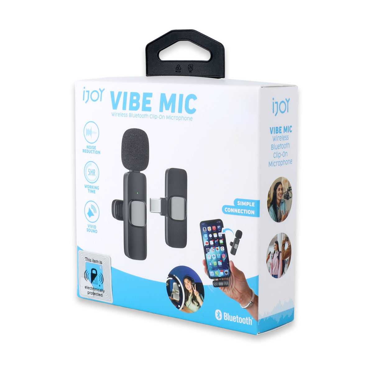 Buy iJoy Wireless Bluetooth Clip-On Vibe Mic, Black from Dollar General ...