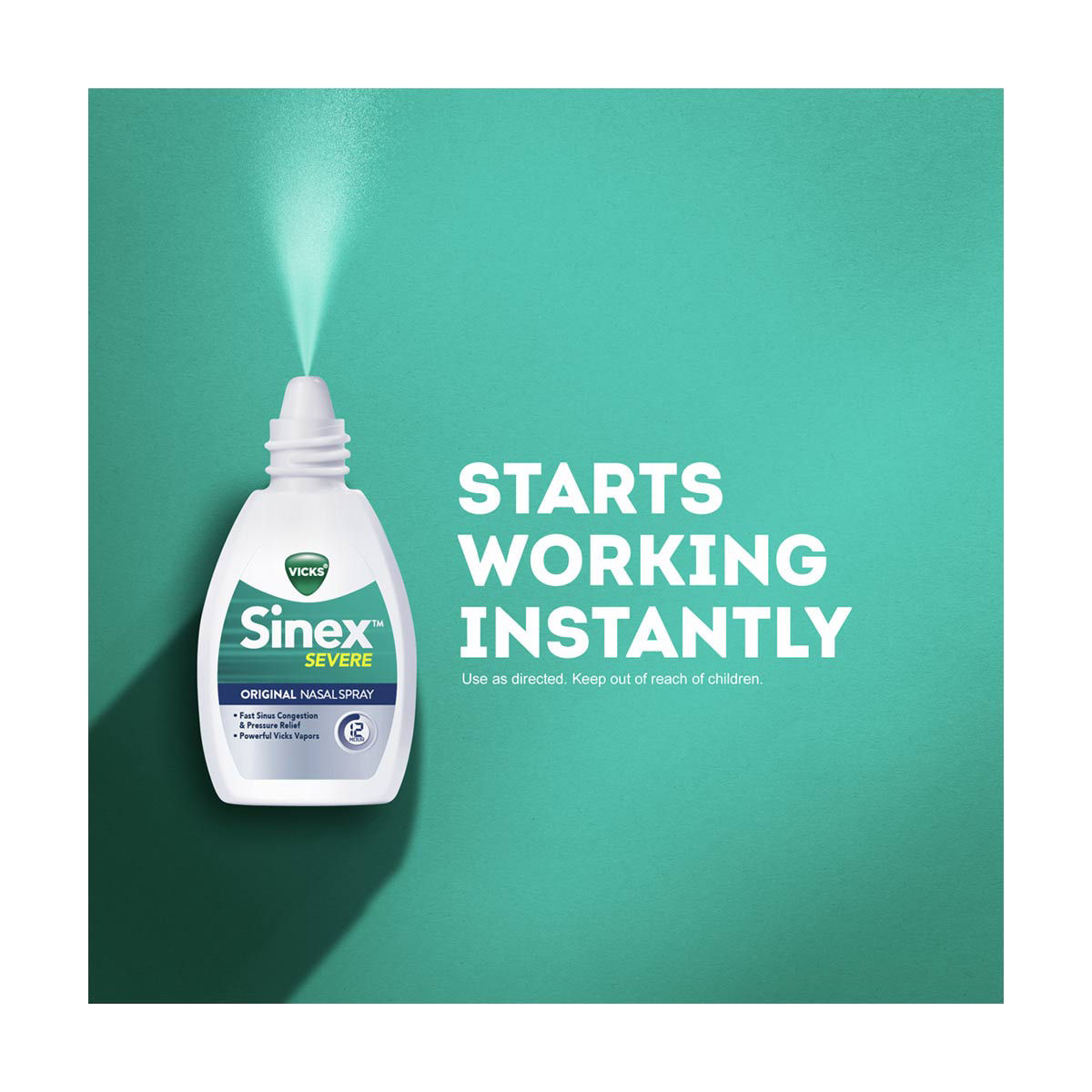 Vicks Sinex SEVERE Original Nasal Spray, 0.5 oz
