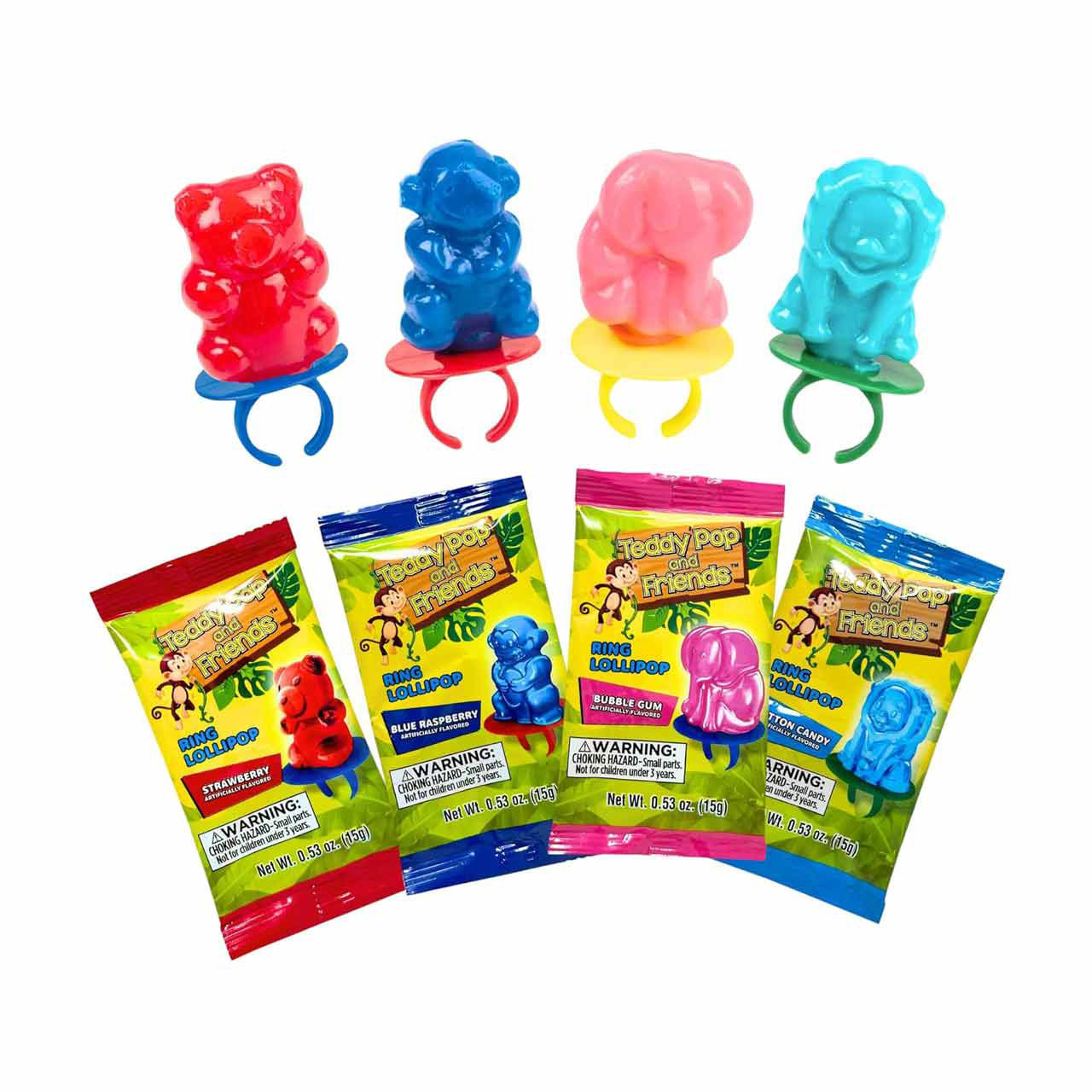 Teddy Pop & Friends Ring Pop