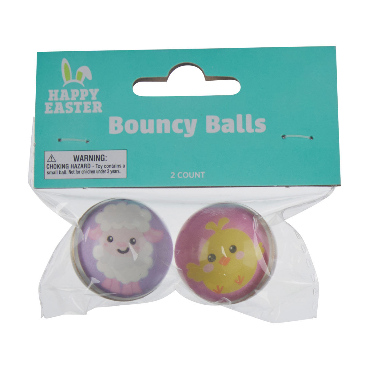 Happy Easter Bouncy Balls, 2 ct, Assorted