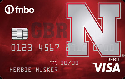University of Nebraska Huskers Visa Debit Card | FNBO