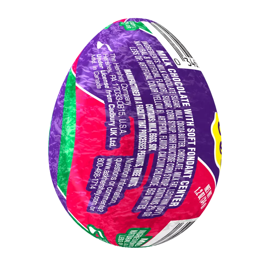 CADBURY CREME EGG Milk Chocolate Egg, 1.2 oz CADBURY CREME EGG Milk Chocolate Egg, 1.2 oz