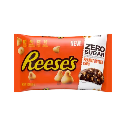REESE S Zero Sugar Peanut Butter Chips 7 oz bag