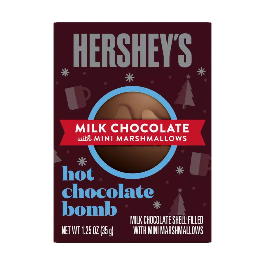 HERSHEY'S Holiday Milk Chocolate with Mini Marshmallows Hot Chocolate ...