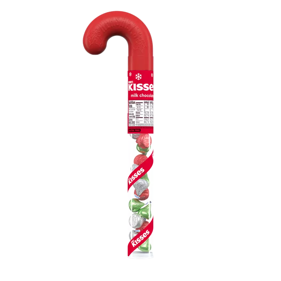 Hersheys Kisses Holiday Milk Chocolate Candy 224 Oz Cane