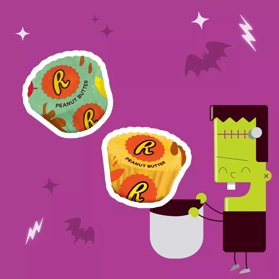 REESE'S Fall Harvest Milk Chocolate Miniatures Peanut Butter Cups, 9.92 ...