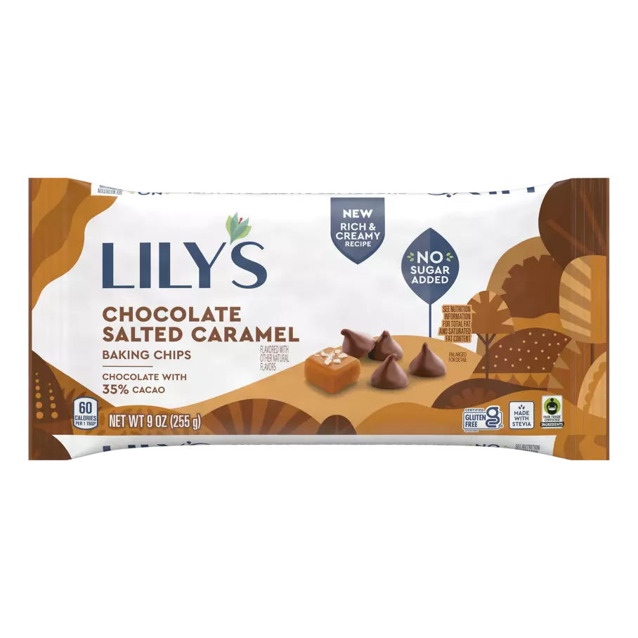 LILY'S Peanut Butter Flavor Baking Chips, 9 oz bag