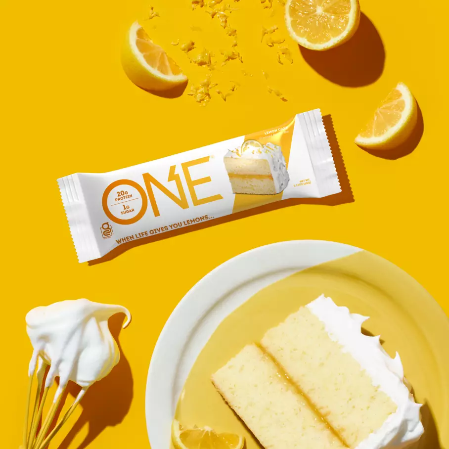 ONE BARS Lemon Cake Flavored Protein Bar, 2.12 oz