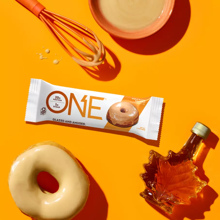 ONE BARS Maple Glazed Doughnut Flavored Protein Bar, 2.12 oz