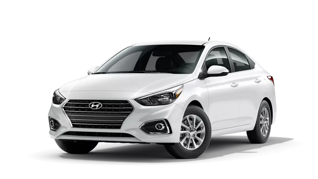 White accent car store