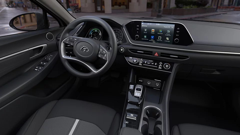 2023 Sonata Hybrid Blue | Trim Features | Hyundai USA