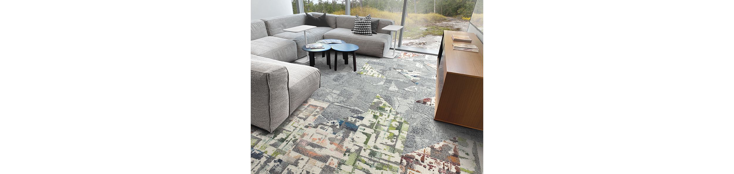 Mountain Rock: Granite Mountain Collection Carpet Tile by Interface