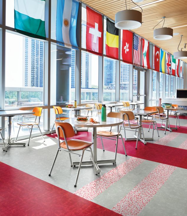 K-12 Classroom Resilient Flooring & Carpet Tile by Interface