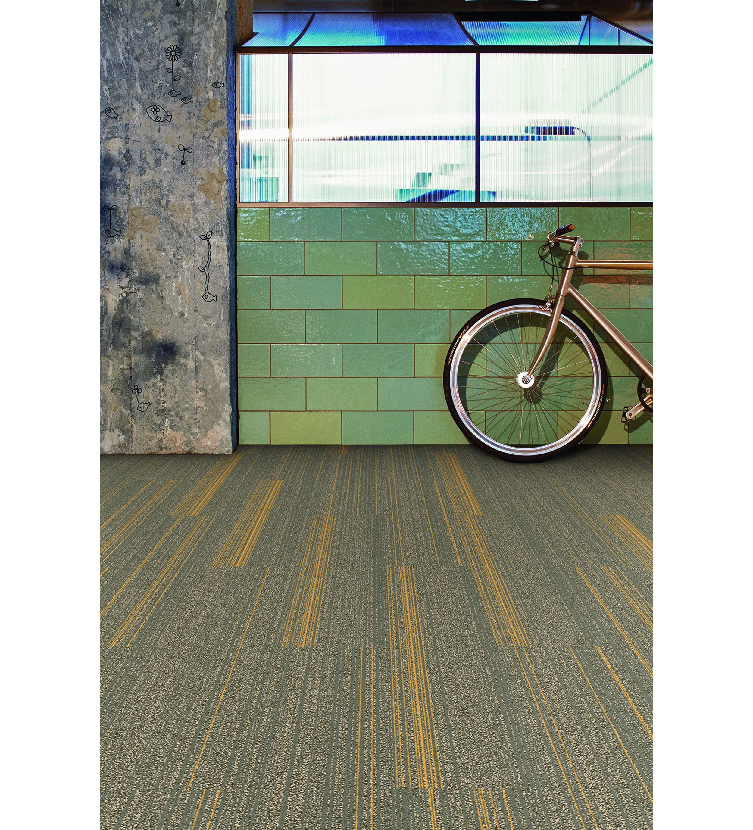 BP411: Bike Path Carpet Tile by Interface