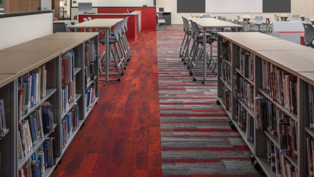 K-12 Classroom Resilient Flooring & Carpet Tile by Interface