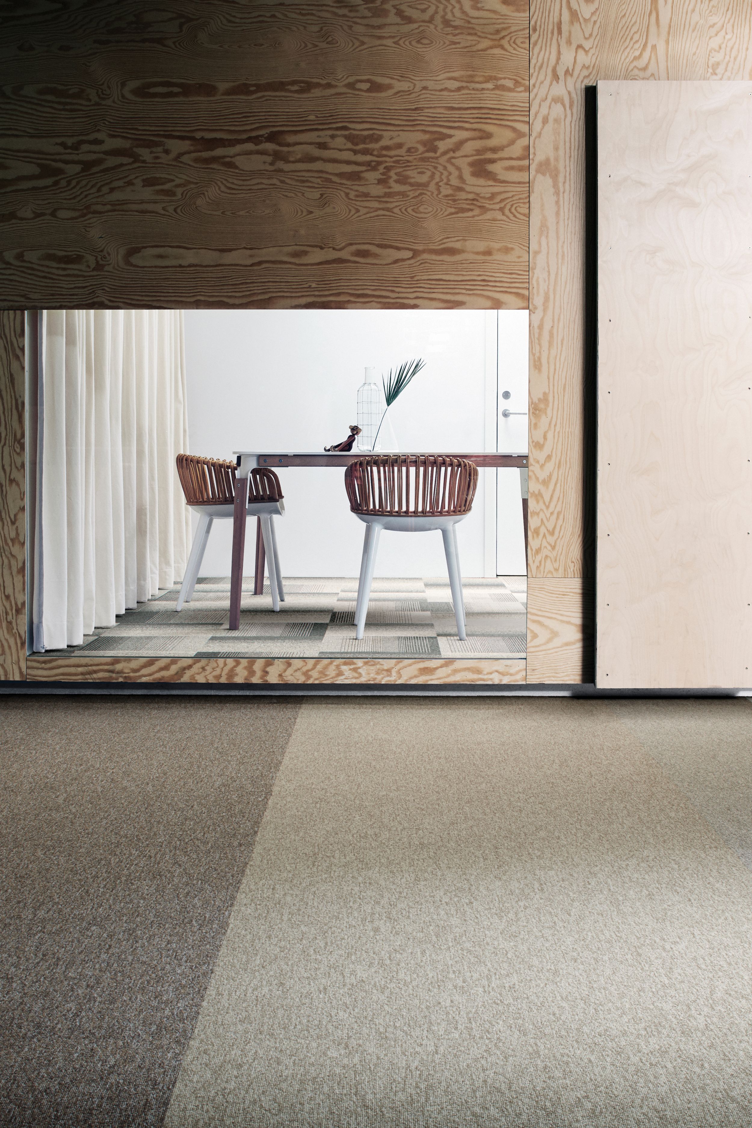 Employ Lines: Employ Collection Carpet Tile by Interface