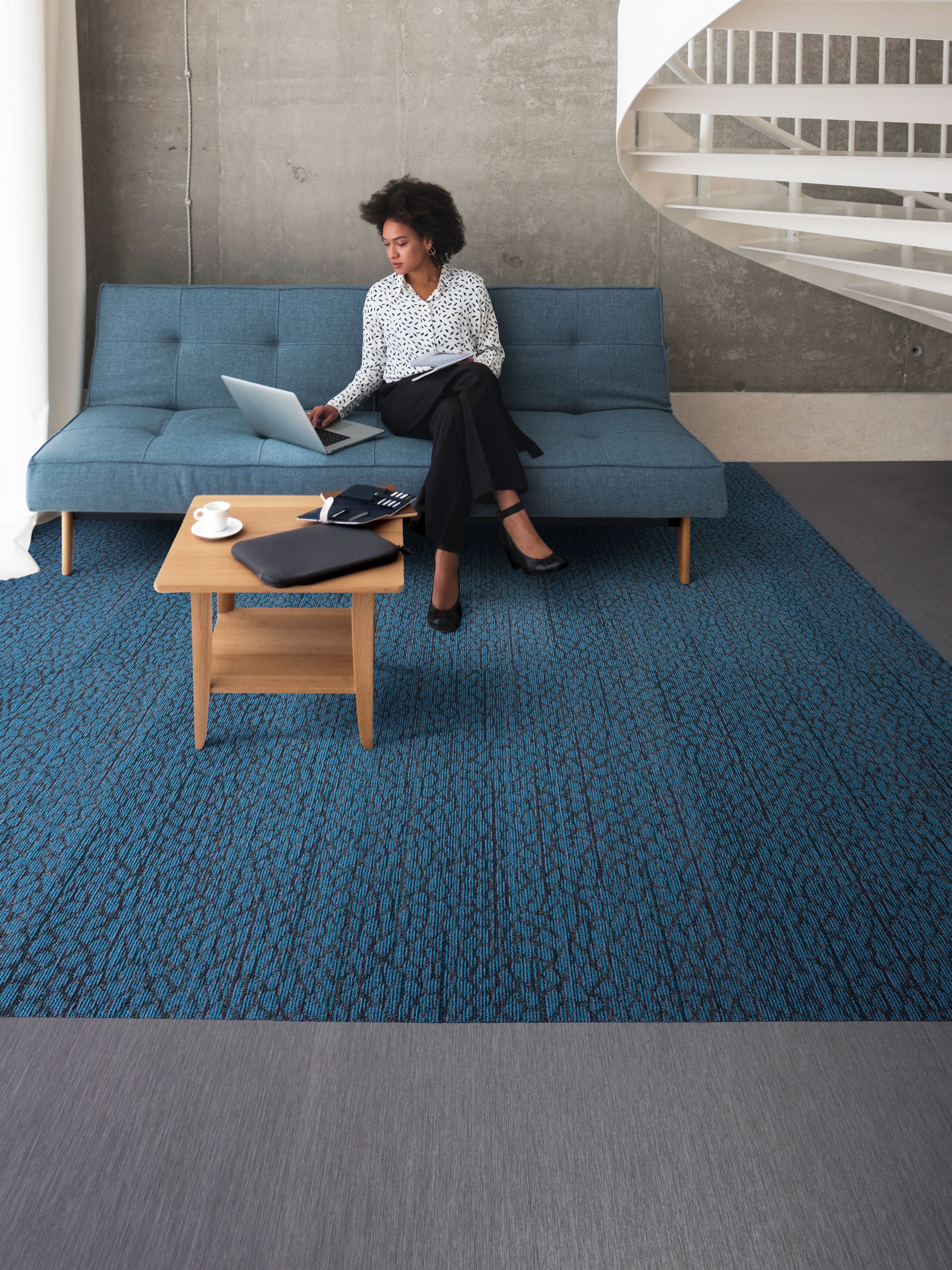 Facet: Coarse Change Collection Carpet Tile by Interface