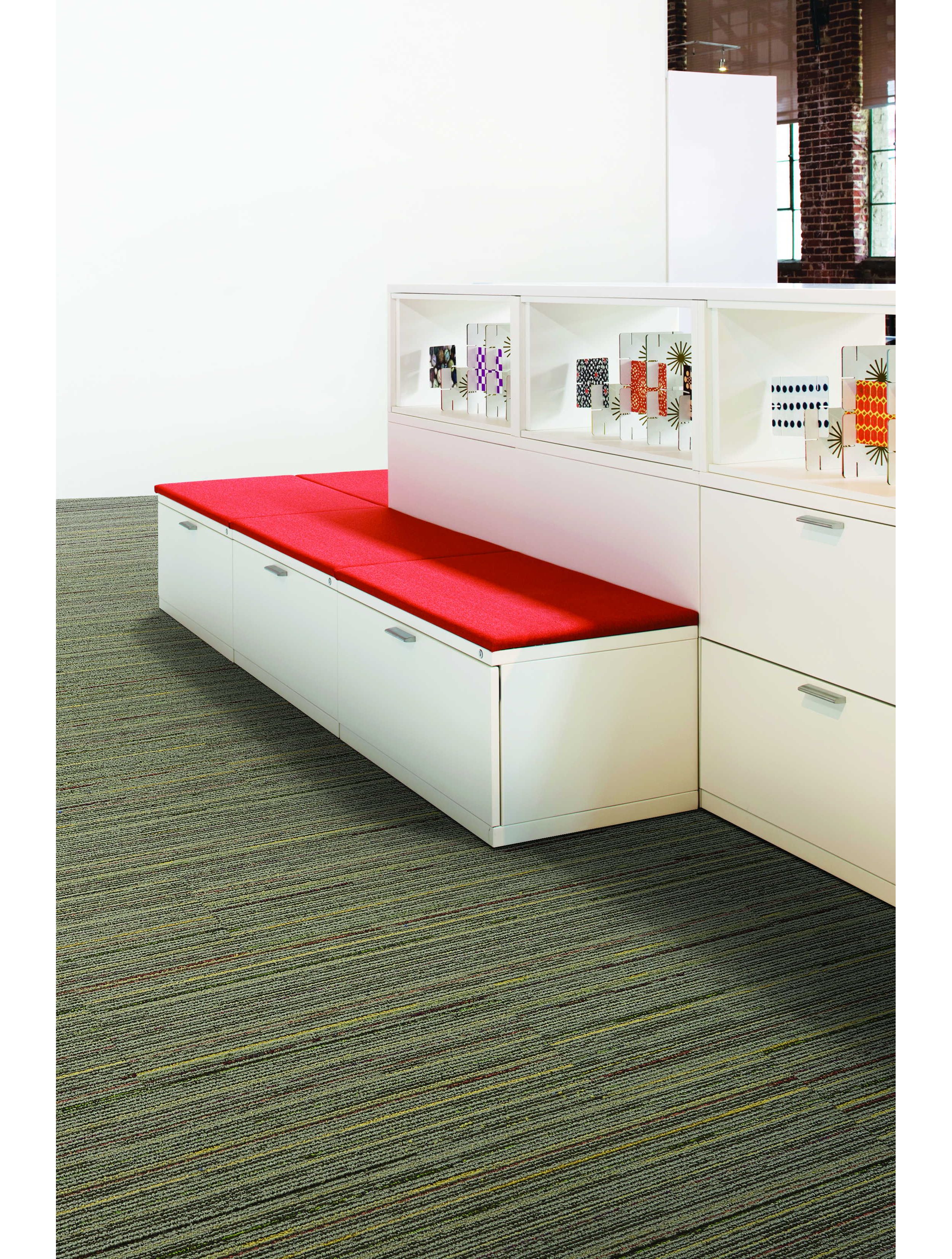 Flow Stripes: Flow Brights and Stripes Collection Carpet Tile by Interface