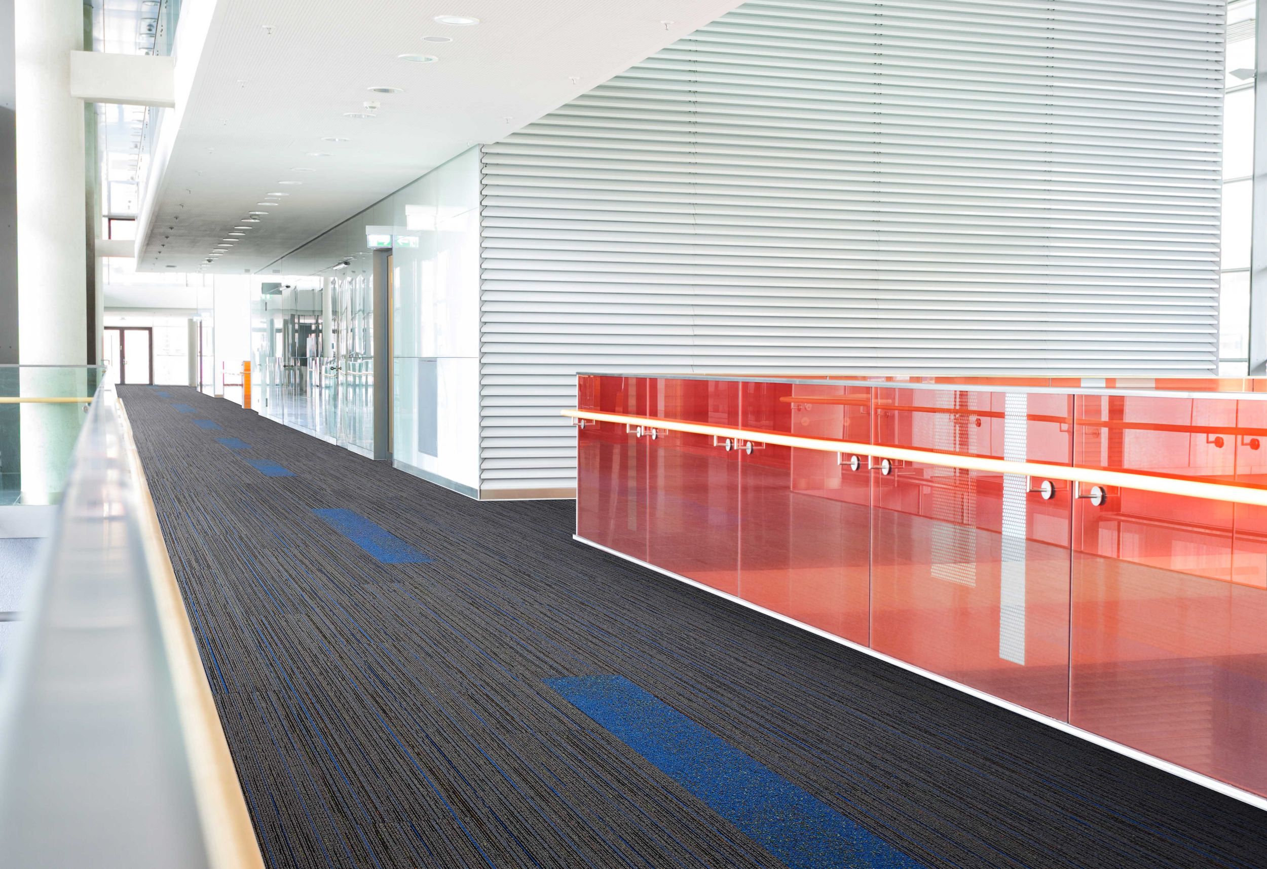 Flow Stripes: Flow Brights and Stripes Collection Carpet Tile by Interface