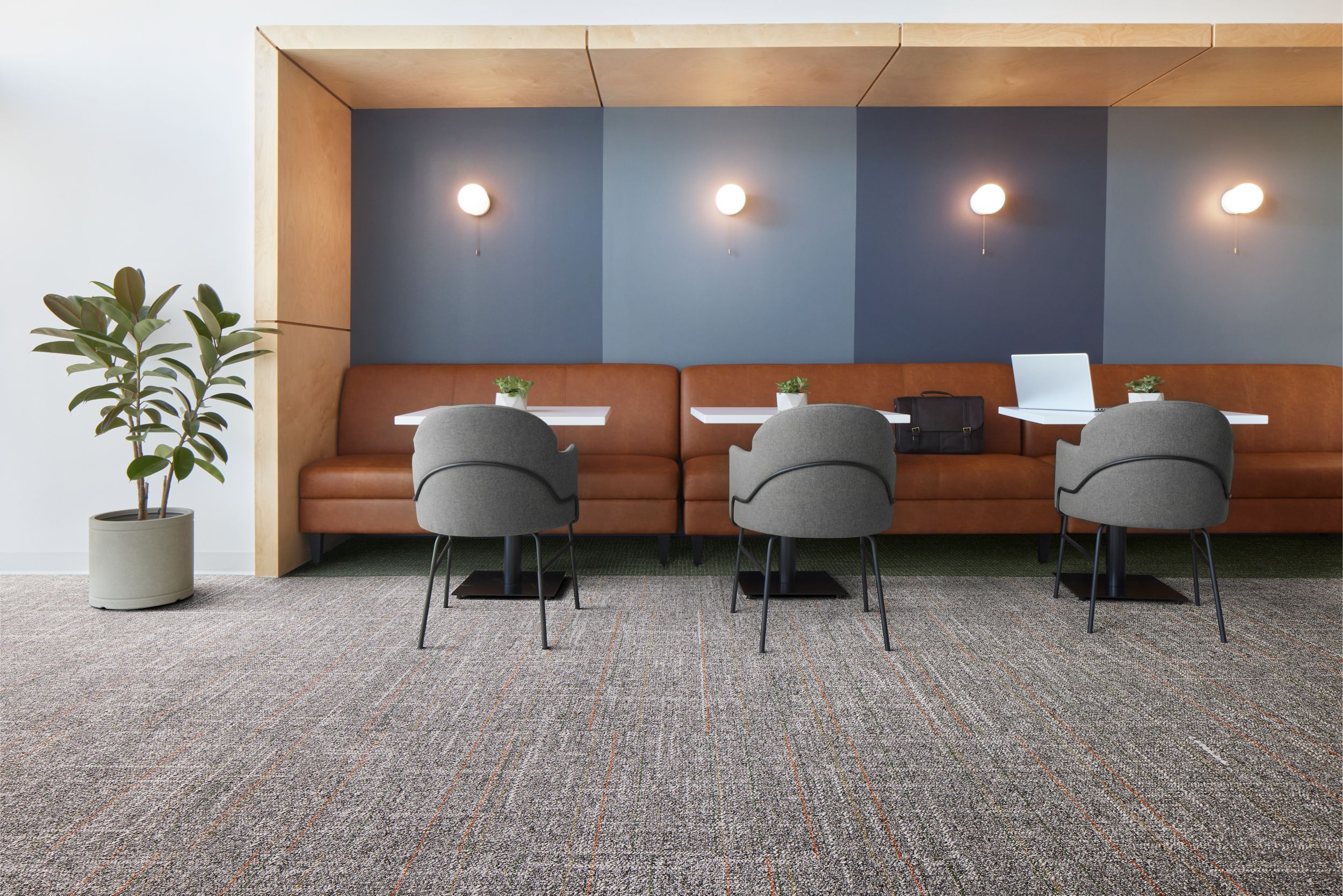 Open Air 418 Stria: Open Air Stria Carpet Tile by Interface