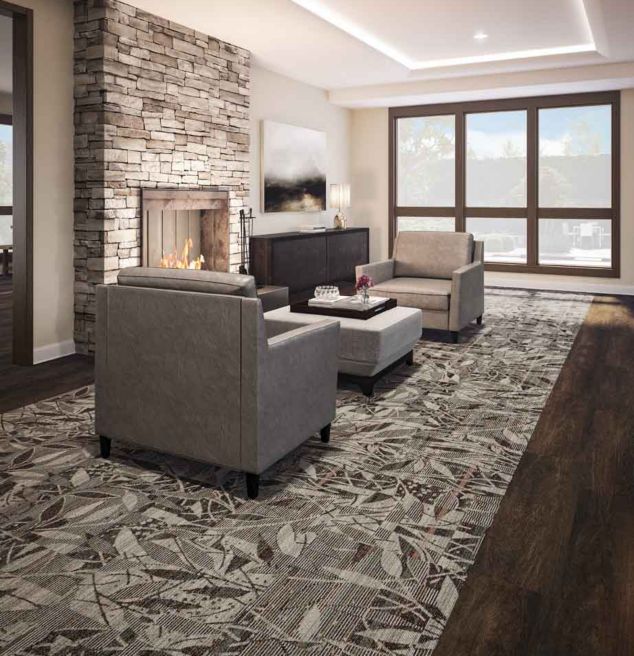 Senior Living Resilient Flooring & Carpet Tile by Interface