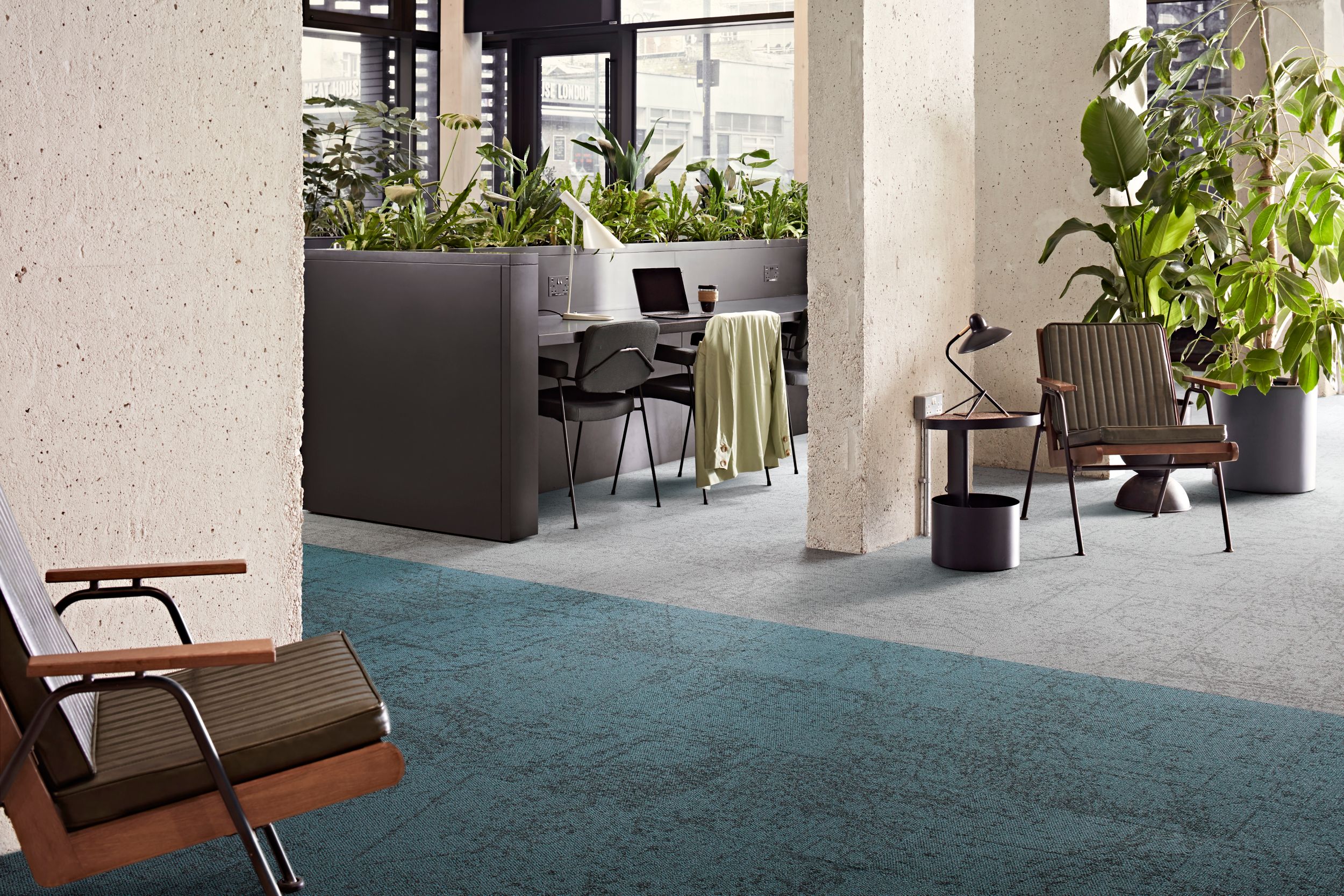Ice Breaker: Commercial Carpet Tile by Interface