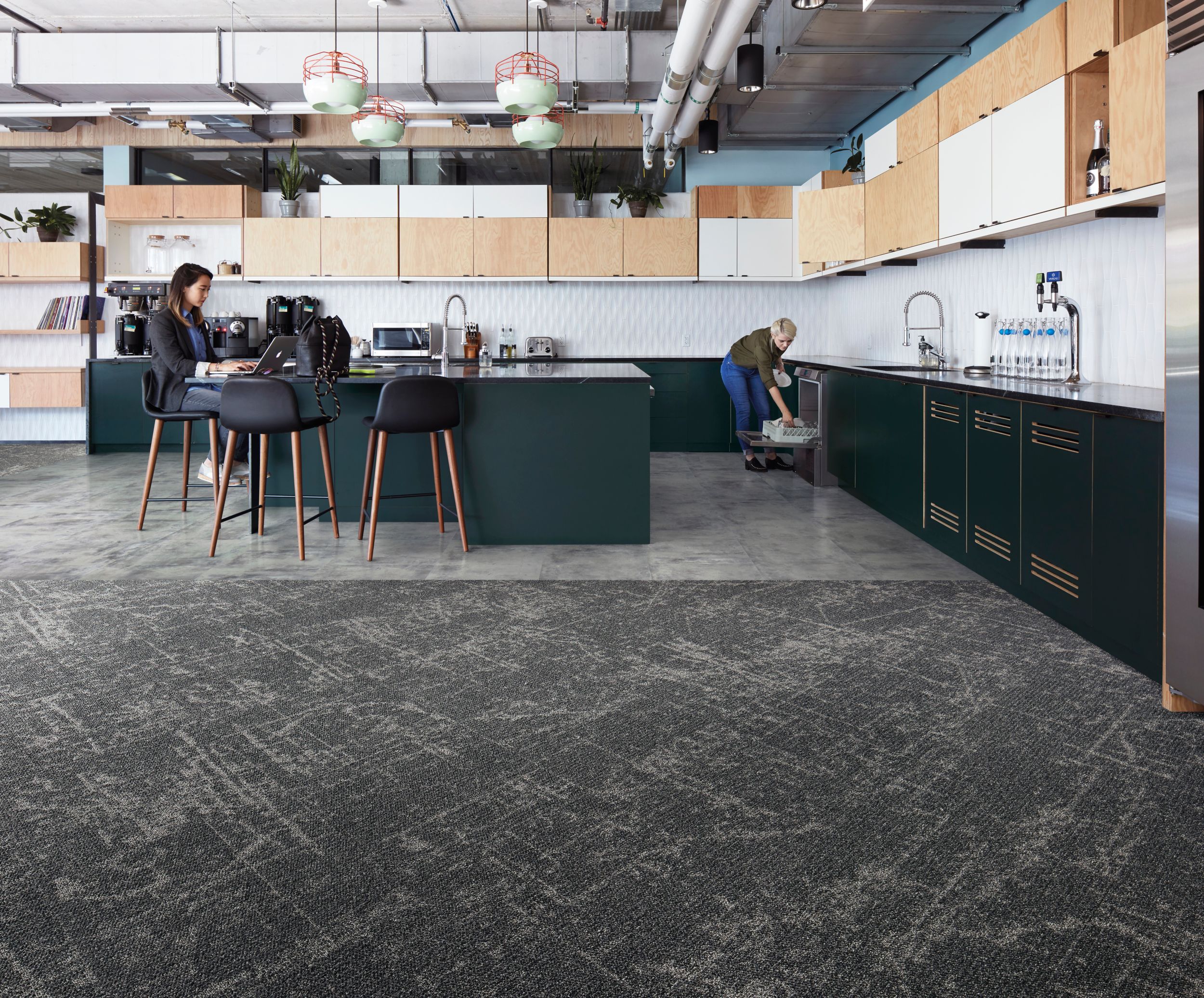 Ice Breaker: Commercial Carpet Tile by Interface