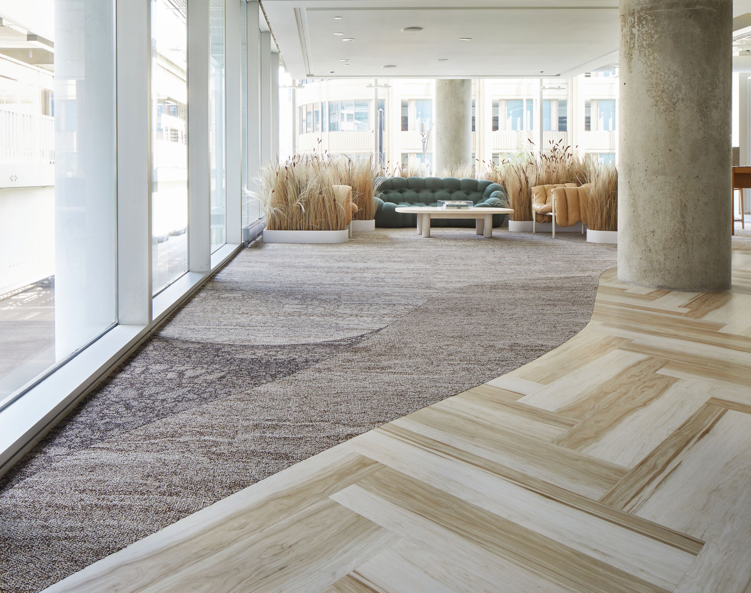 Eben: Beaumont Range Collection Carpet Tile by Interface