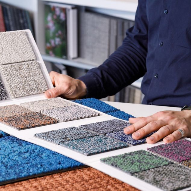 Dalles de moquette et revêtements de sol | Interface