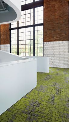 Moss: Human Connections Collection Carpet Tile by Interface