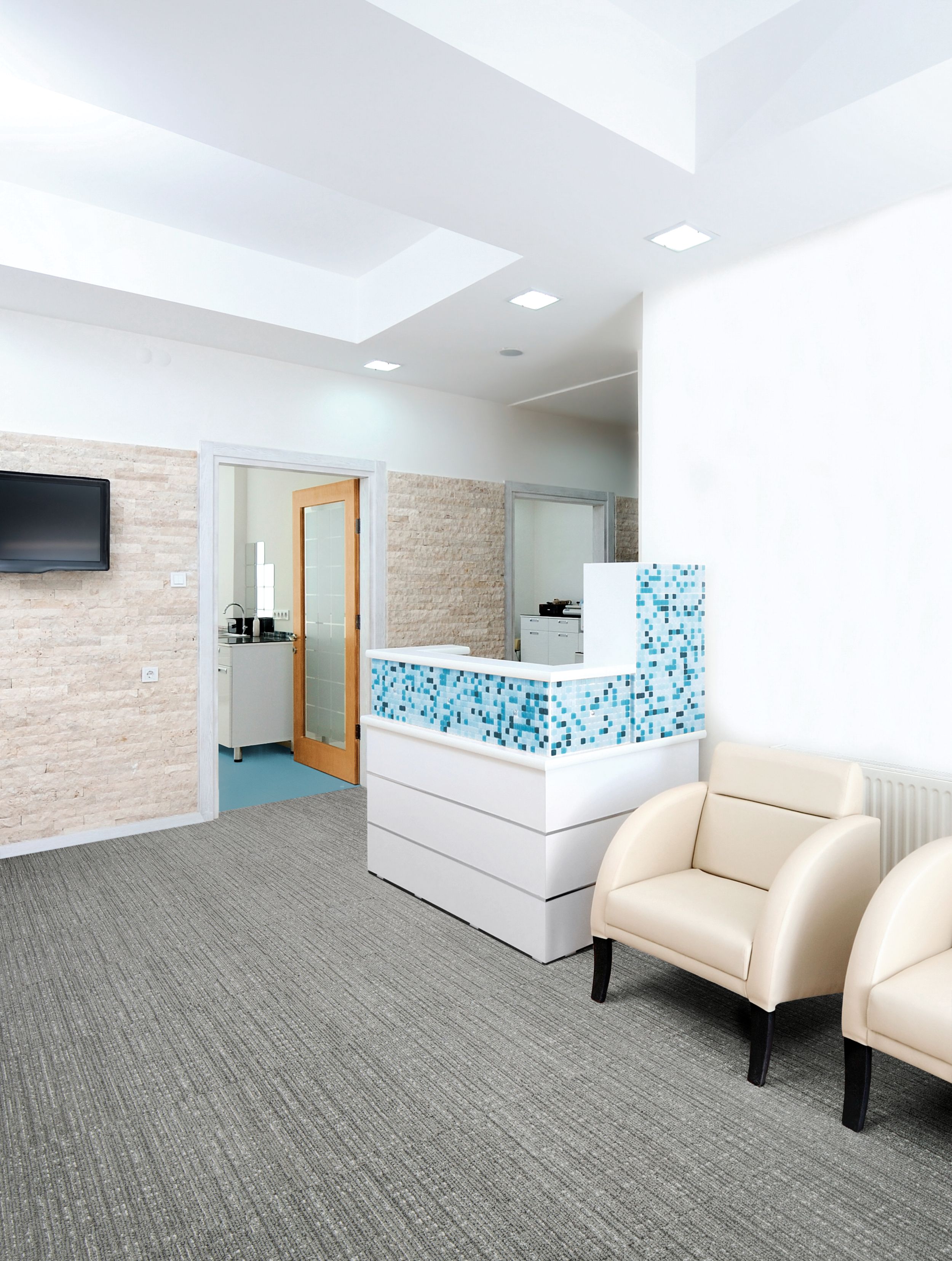 Night Flight: View From Above Collection Carpet Tile by Interface