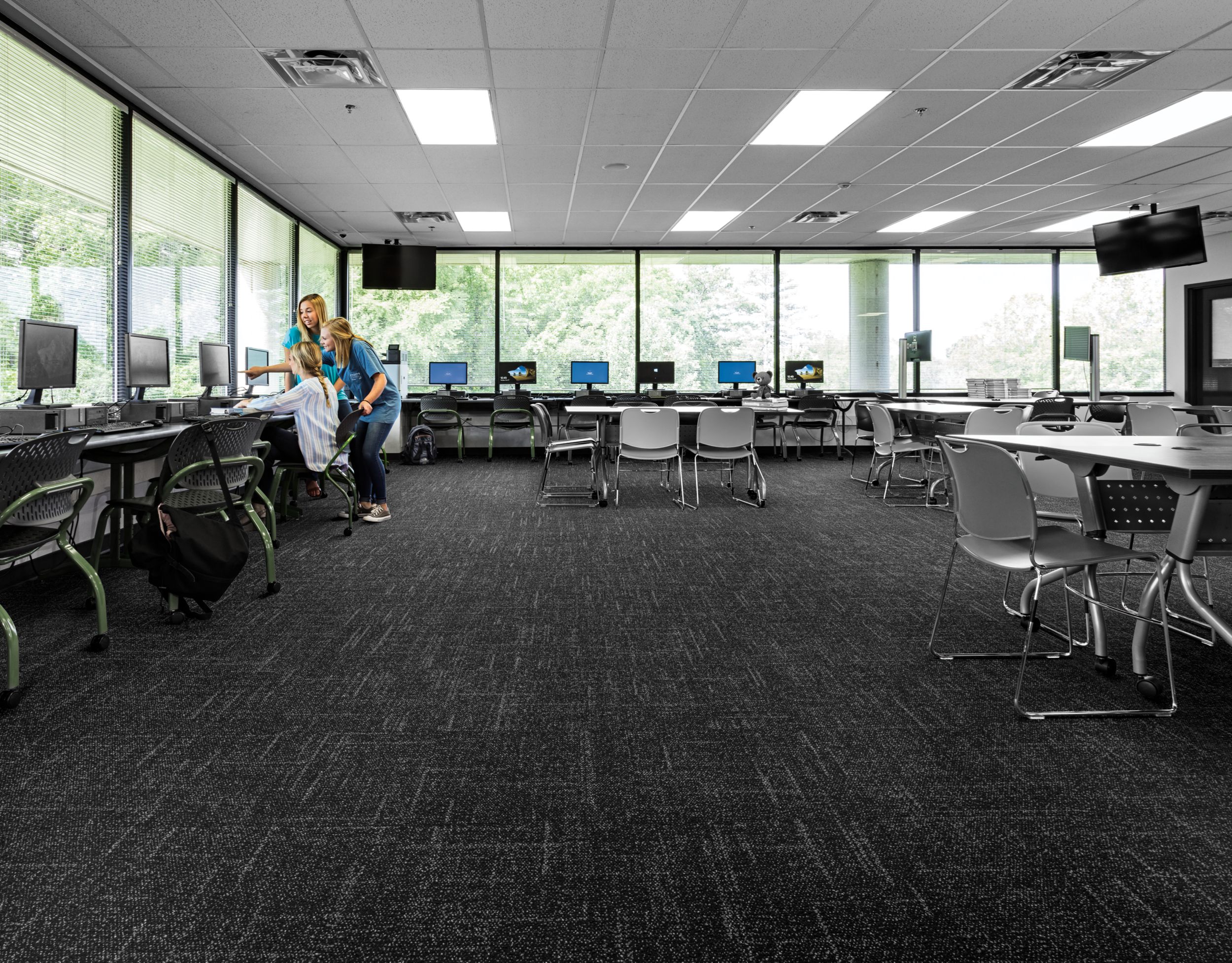 Open Air 418: Open Air Collection Carpet Tile by Interface