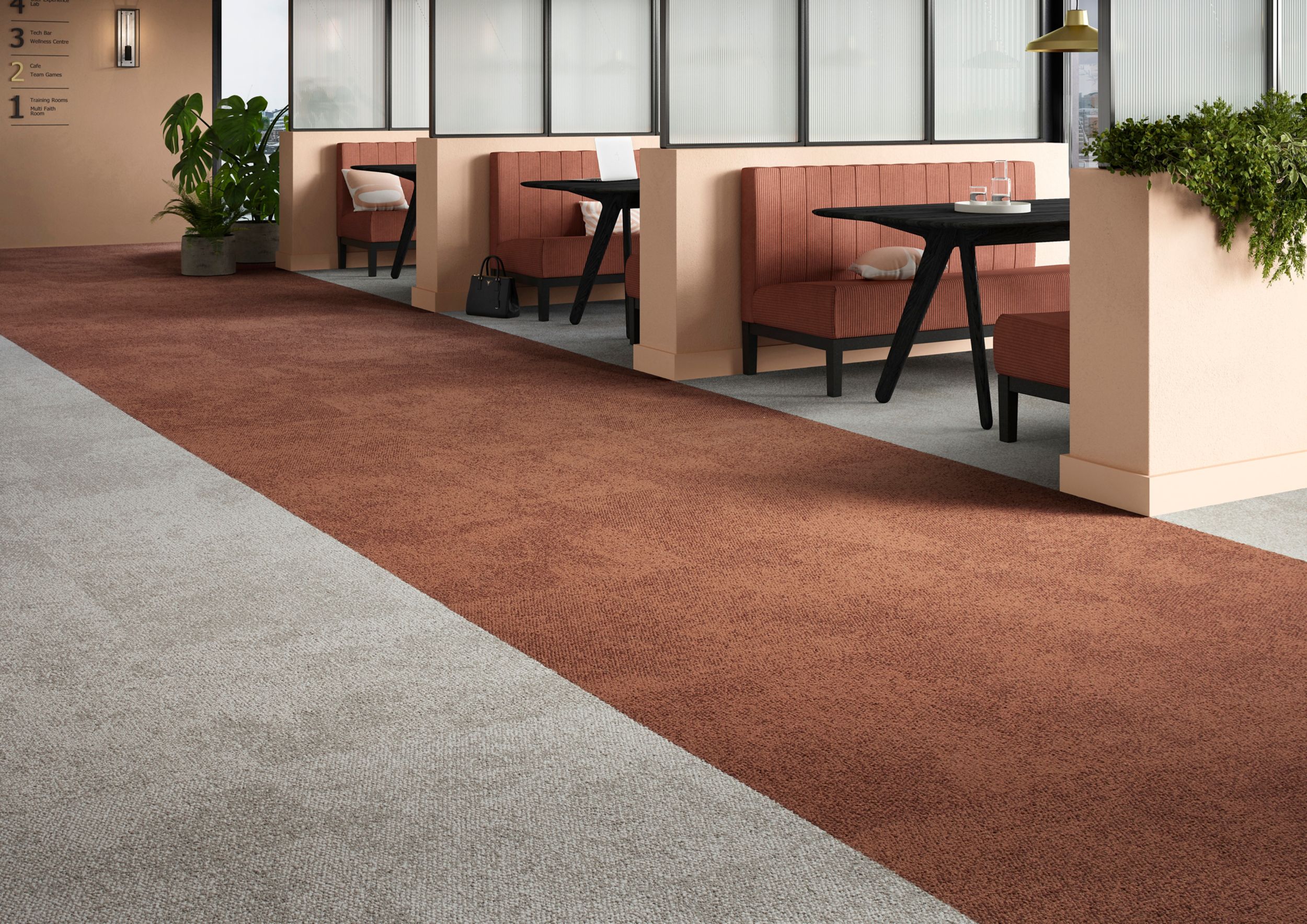Recreation: Commercial Carpet Tile by Interface