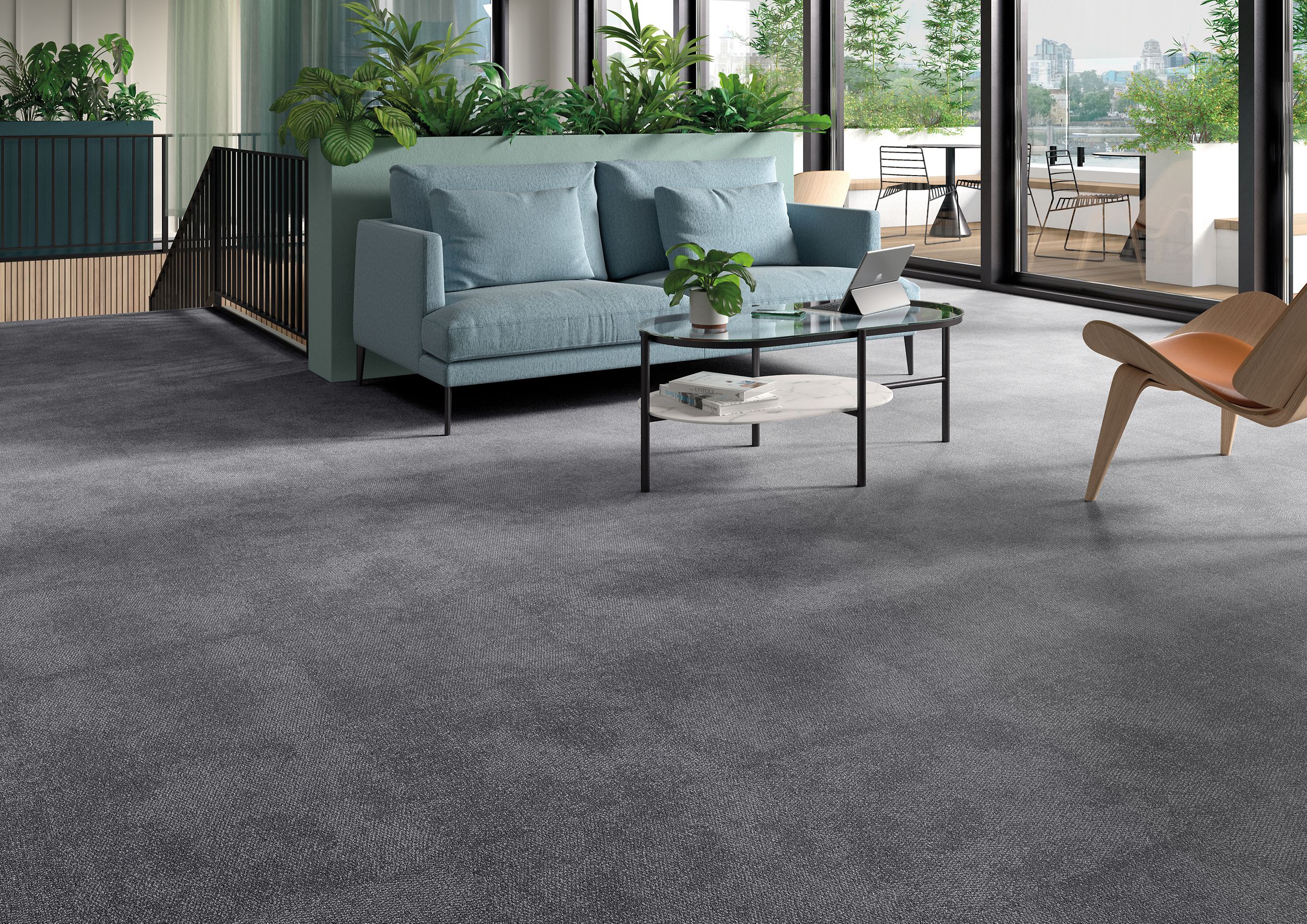 Recreation: Dalles de moquette professionelles par Interface