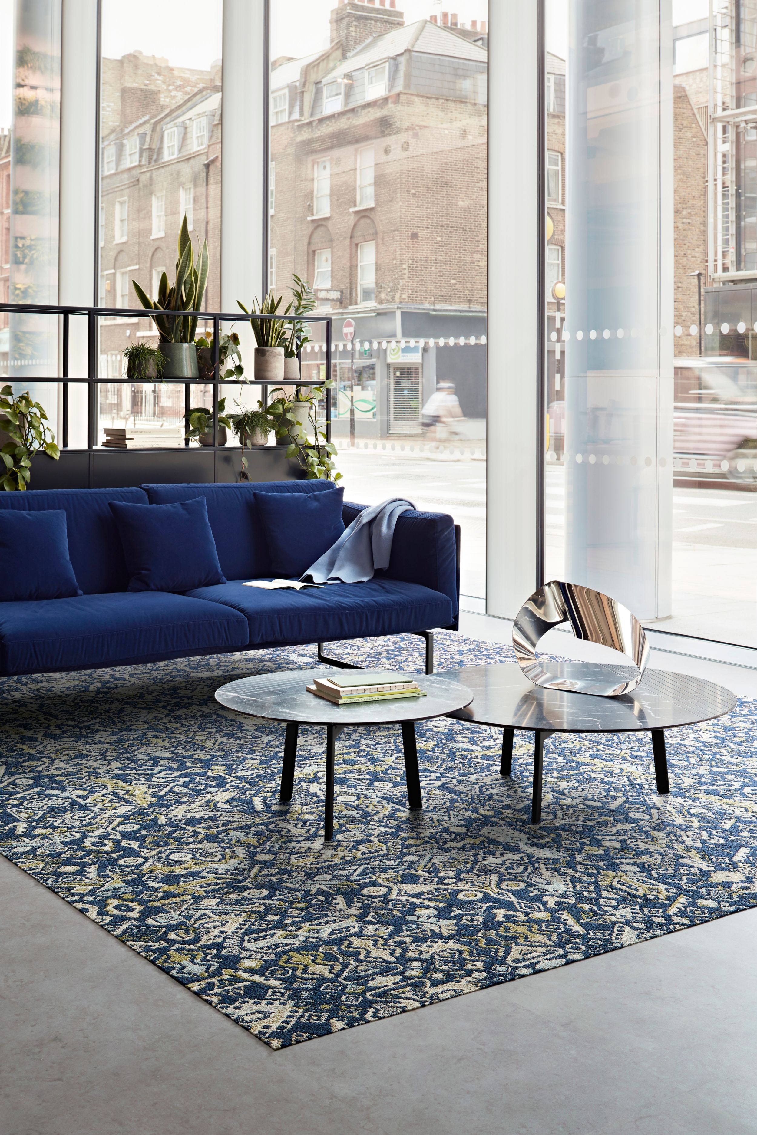 Reeling: Past Forward Collection Carpet Tile by Interface