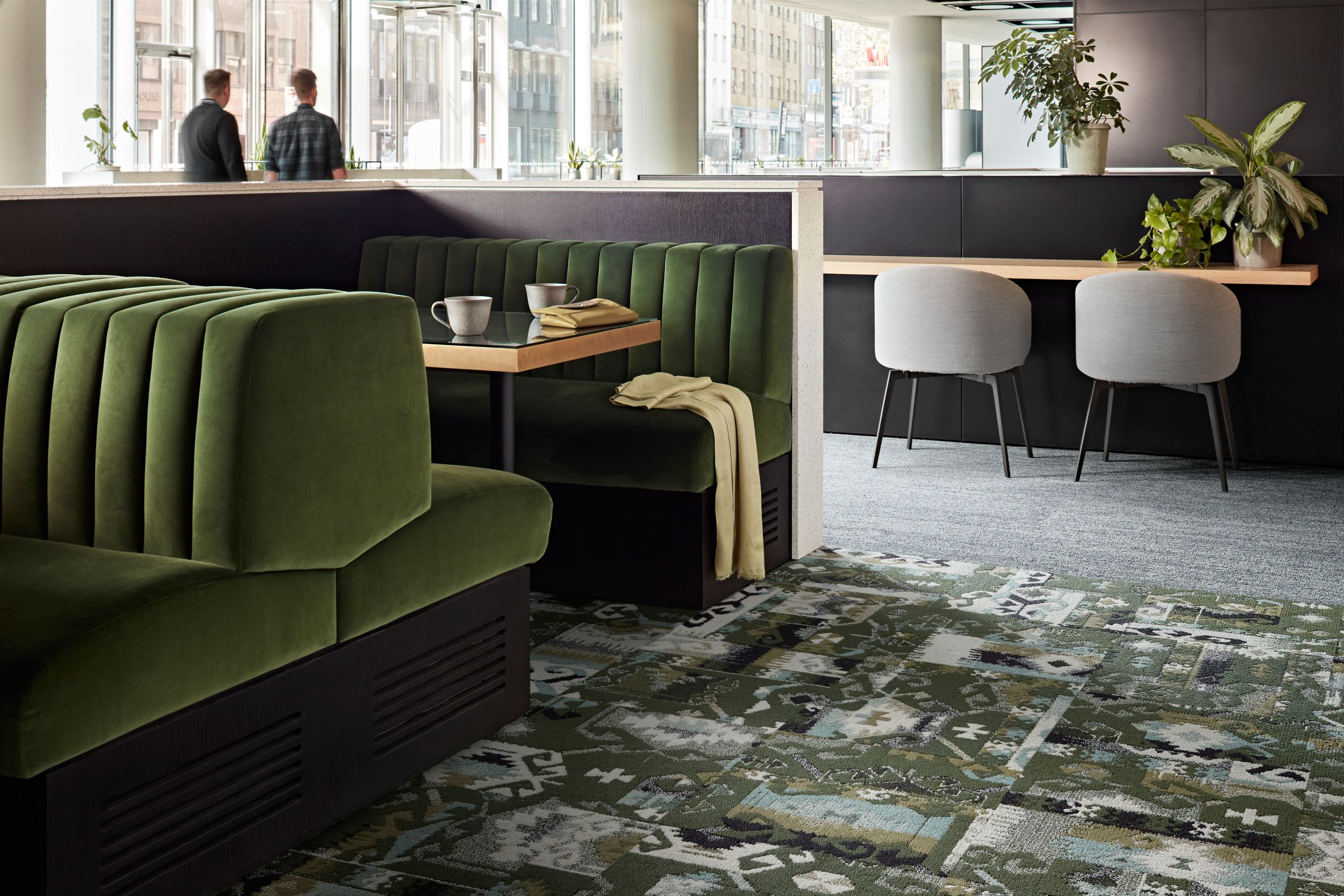 Retrospec: Past Forward Collection Carpet Tile by Interface