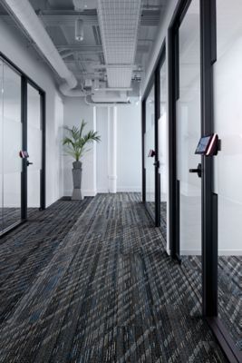 Soft Glow: Night Lights Collection Carpet Tile by Interface