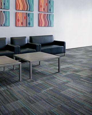 Straight Edge: Commercial Carpet Tile by Interface