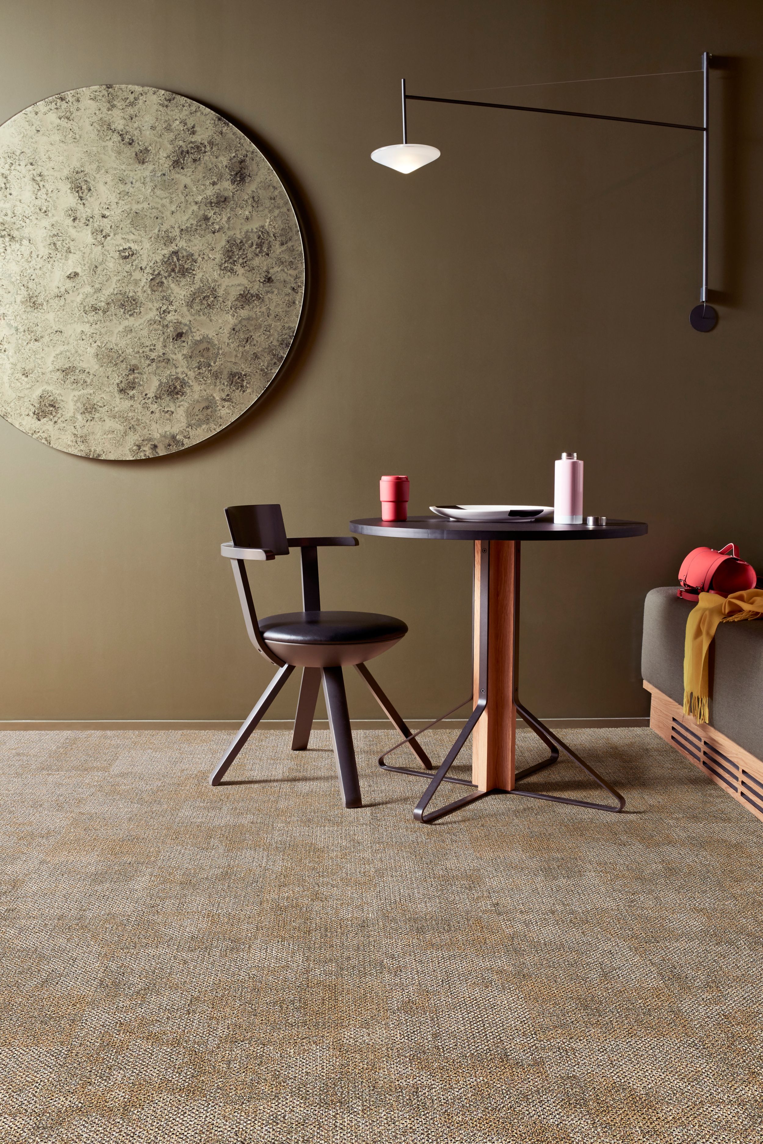 Dry Bark: Upon Common Ground Collection Carpet Tile by Interface