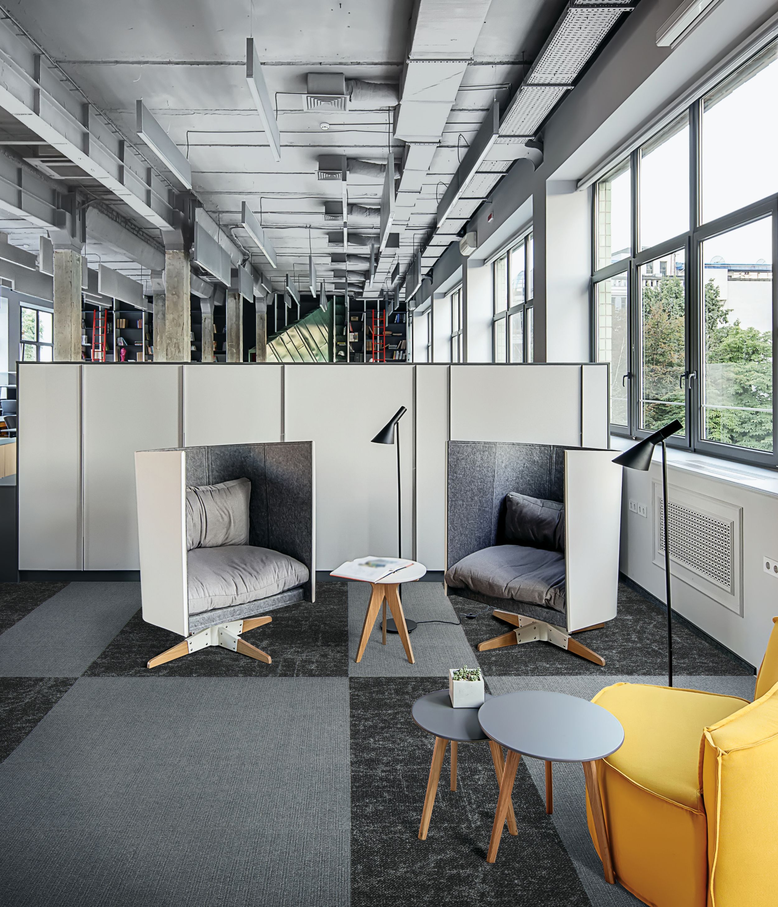 Viva Colores: Alfombra Modular comercial de Interface