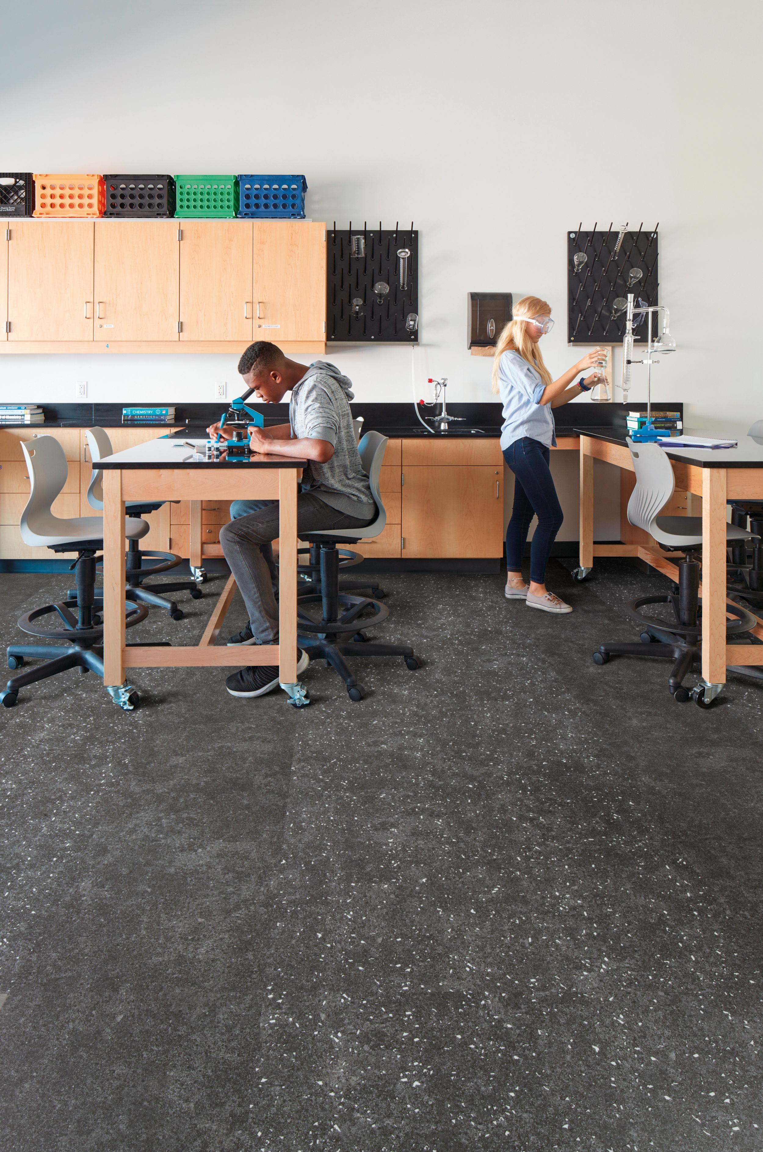 Walk the Aisle: LVT Resilient Flooring by Interface