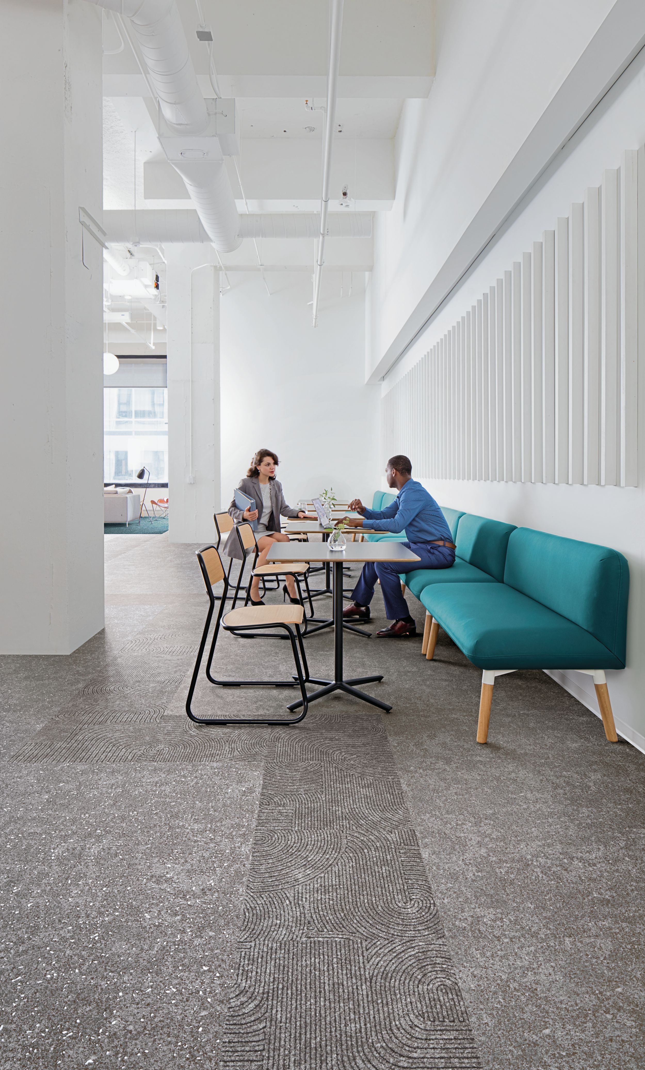 Walk the Aisle: LVT Resilient Flooring by Interface